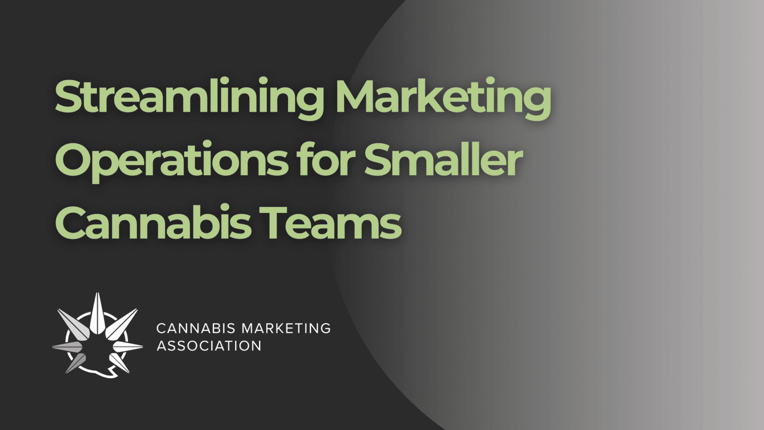Streamlining Marketing Operations for Smaller Cannabis Teams - Cannabis ...